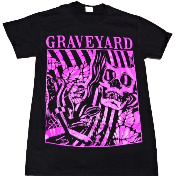 100% Officially Licensed Merchandise!GRAVEYARD グレイブヤードオフィシャル バンドTシャツ正規ライセンス品！【サイズ】-Ｌサイズ-着丈:73cm 身幅:52cm肩幅:48cm 袖丈:22cm-X...