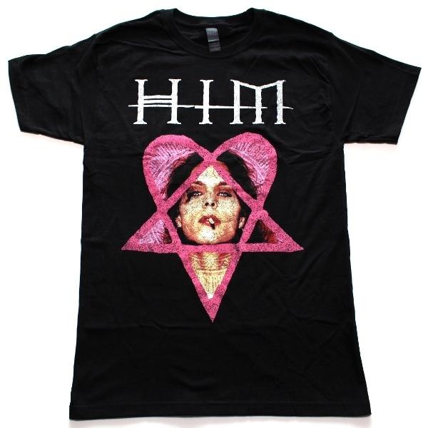 【発売日：2021年03月25日】100% Officially Licensed Merchandise!HIM ヒムオフィシャル バンドTシャツ正規ライセンス品！【サイズ】-Sサイズ-着丈:67cm 身幅:45cm肩幅:44cm 袖丈:...