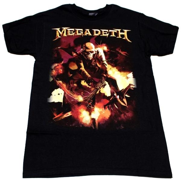 100% Officially Licensed Merchandise!MEGADETH メガデス オフィシャル バンドTシャツ正規ライセンス品！【サイズ】-Sサイズ- 着丈:67cm 身幅:44cm 肩幅:42cm 袖丈:17cm-Mサ...