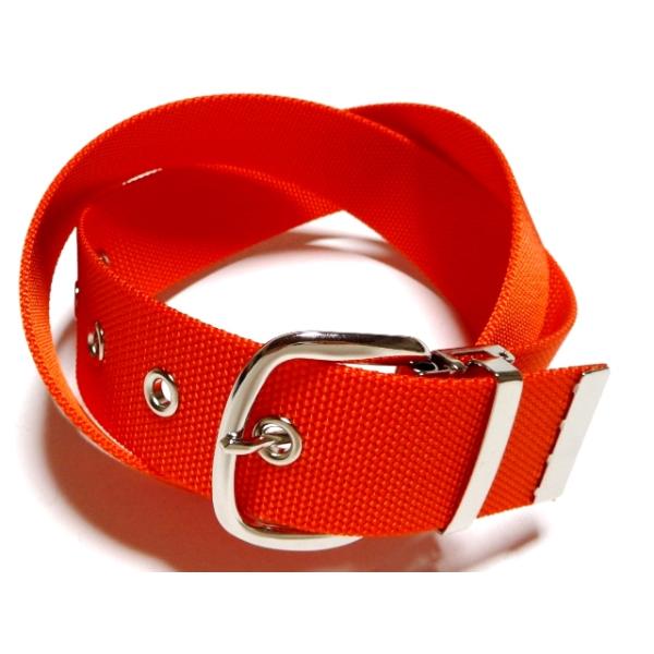 腰のある40mmナイロン糸100％40ミリ幅 ナイロン 1Ｐ(シングルピン)ベルトニッケルシルバーメッキ自社製造！日本製！フルサイズ対応！【納期】平日14時までのご注文は即日発送SPEED!SKILL!SKULL!をモットーにスラッシュメタ...