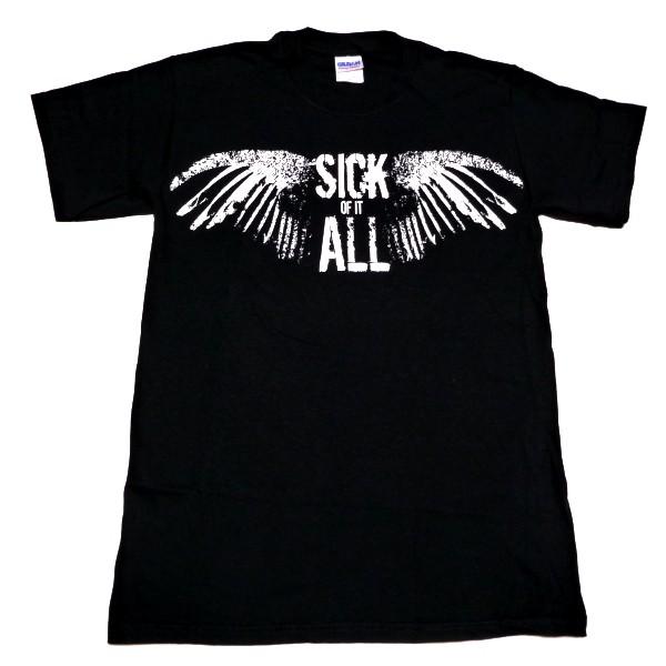 100% Officially Licensed MerchandiseSICK OF IT ALL シックオブイットオール 公式バンドTシャツ