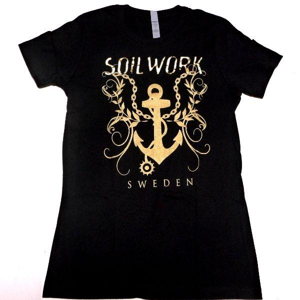 100% Officially Licensed Merchandise!SOILWORK ソイルワーク 公式バンドTシャツ 正規ライセンス品レディスTシャツ