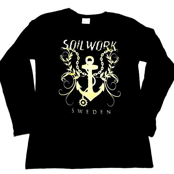 100% Officially Licensed Merchandise!SOILWORK ソイルワーク 公式バンドTシャツ レディース ロングスリーブTシャツ