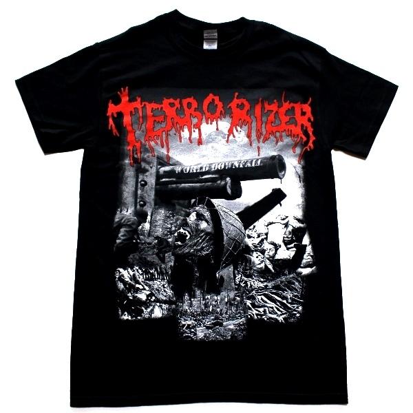 100% Officially Licensed Merchandise!TERRORIZERテロライザーオフィシャル バンドTシャツ正規ライセンス品！【サイズ】         -Sサイズ- 着丈:65cm 身幅:45cm 肩幅:41cm...