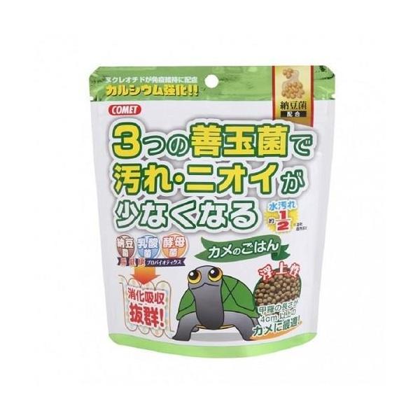 イトスイ　コメット カメのごはん 納豆菌 １５０ｇミドリガメ、ゼニガメなど水棲カメ用のごはんです。納豆菌（バチルス菌の一種）がカメの腸内で腸内細菌のバランスを整えてくれるプロバイオティクス効果があります。消化吸収を助け排泄物の分解力も向上し...