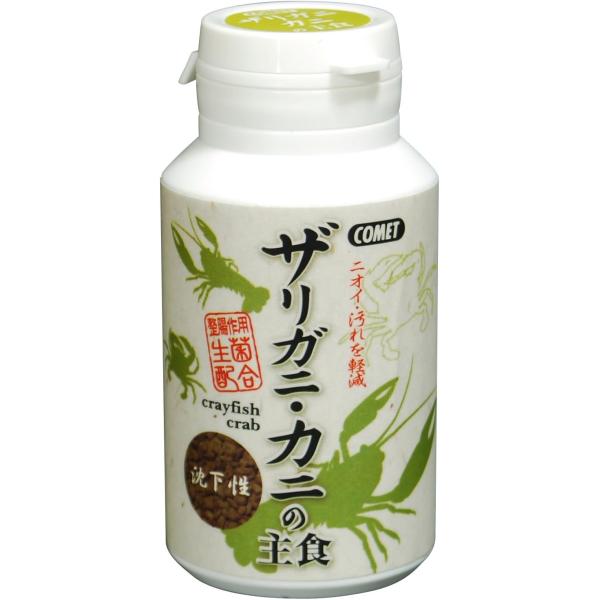イトスイ　コメット ザリガニ・カニの主食 ４０ｇザリガニやカニが健康に大きく育つバランス栄養フードです。生菌３種類が腸内細菌のバランスを整えてくれるプロバイオティクス効果が特長です。排泄物の分解力も向上し、水の汚れや嫌なニオイを軽減します。...