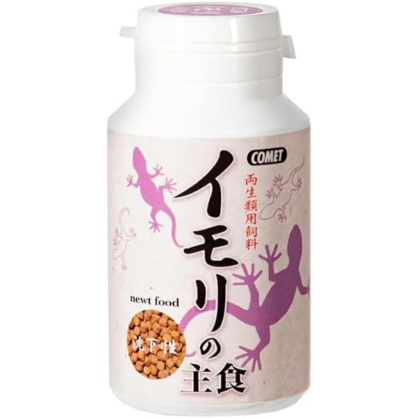 イトスイ　コメット イモリの主食 ４０ｇ天然飼料に劣らない高たんぱく、オキアミミールを強化配合した高嗜好性が魅力です。両生類が食べやすい沈下性のエサです。---対象---両生類---原材料---フィッシュミール、オキアミミール、小麦粉、でん...