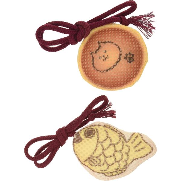 イトスイ　コメット 国産ハミガキおもちゃ たい焼き＆どら焼き ミニセット国産ハンドメイドで遊びながらデンタルケアができる猫用おもちゃです。メッシュ生地に歯が食い込むことで、歯の汚れを落とす効果があります。またたびが中に入っているので猫ちゃん...