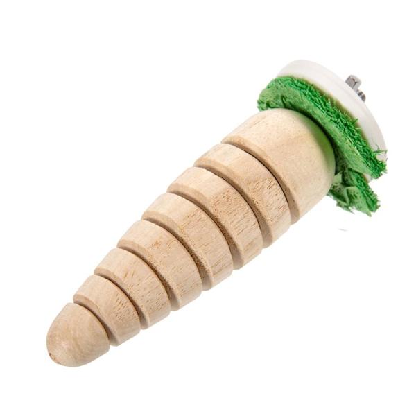 三晃商会　ガリガリキャロット　Ｓかじりやすい様に等間隔に溝が掘ってあります。固定式なのでケージに取り付けて、しっかりかじれます。ヘチマで出来た、にんじんの葉っぱ付きです。---対象---うさぎ、ハムスター、リス、モルモット、チンチラ---材...