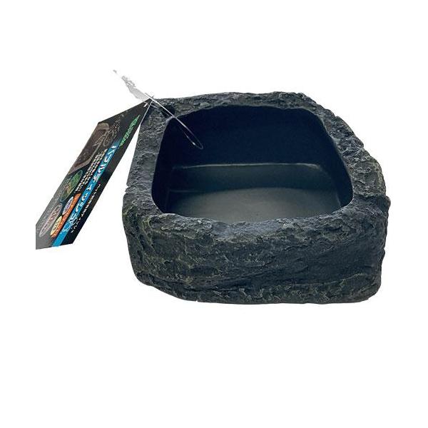 ビバリア　バブルディッシュ Ｓエアーチューブが通せる爬虫類用エサ＆水入れです。エアーチューブが通せる事により、気泡で水が動くので生体がわかりやすく、いつも水が新鮮です。返しのある形状になっているので水や餌がこぼれにい仕組みになっています。コ...