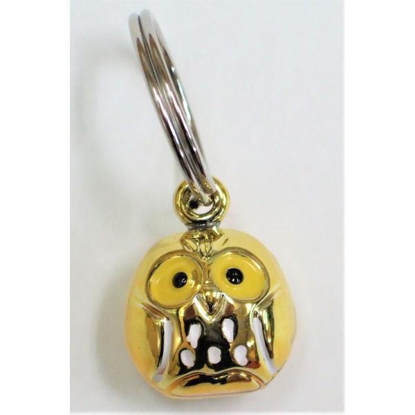 岡野製作所　フクロウ鈴フクロウの姿が可愛い鈴です。---原産国---日本---材質---真鍮---サイズ---約18×14mm ※丸カン含む・リニューアルに伴い、商品パッケージ・内容が変更となっており、画像・内容と異なる場合がございます。・...