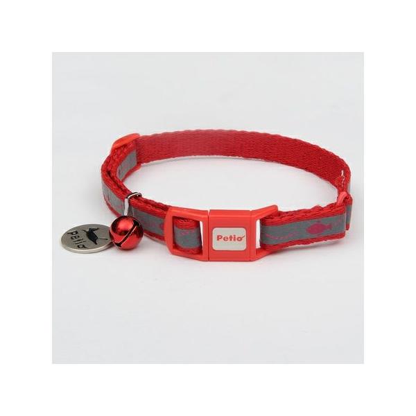 ペティオ　キャットカラー スターフィッシュカラー レッドおしゃれで可愛い猫専用首輪。迷子札、反射付き。首輪が木の枝等にひっかかっても首を抜くことができるゴム付き安心仕様。---対象---全猫種---原産国---中国---材質---ポリエステ...