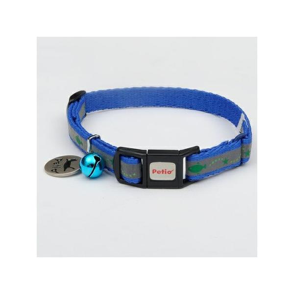 ペティオ　キャットカラー スターフィッシュカラー ブルーおしゃれで可愛い猫専用首輪。迷子札、反射付き。首輪が木の枝等にひっかかっても首を抜くことができるゴム付き安心仕様。---対象---全猫種---原産国---中国---材質---ポリエステ...