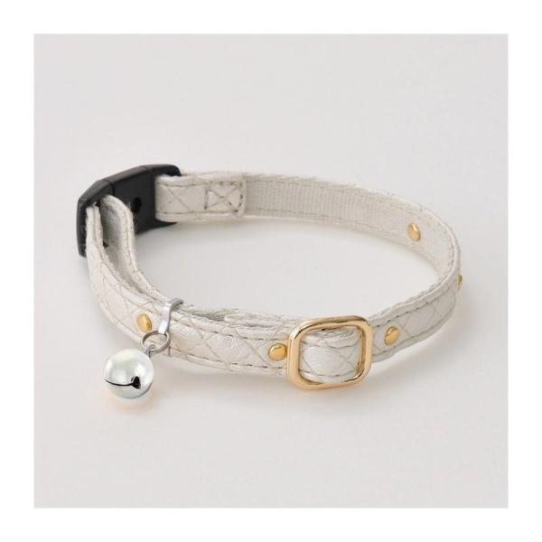 ペティオ　キャットカラー ゴージャスカラー シルバーかわいいネコちゃんにおしゃれと安心を！素材感を生かしたシンプルなデザインのキャットカラー。力が加わると外れるバックルタイプです。---対象---全猫種---原産国---中国---材質---...