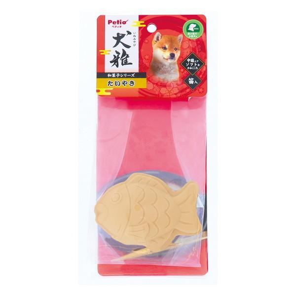 ペティオ　犬雅 和菓子ラテックス たいやき中綿入りでソフトなかみ心地のラテックス玩具。笛入りで楽しく遊べます。---対象---超小型犬〜小型犬---原産国---中国---材質---本体：ラテックス・ポリエステル笛：ポリプロピレン・リニューア...