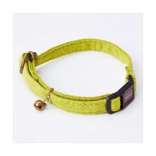 ペティオ　necoco キャットカラー グリーン落ち着いた風合いの抗菌キャットカラー。抗菌生地を使用したキャットカラーで、金具にはアンティーク調のアジャスターと鈴を使用。外れるバックルでもしもの時に安心。---対象---全猫種---原産国-...