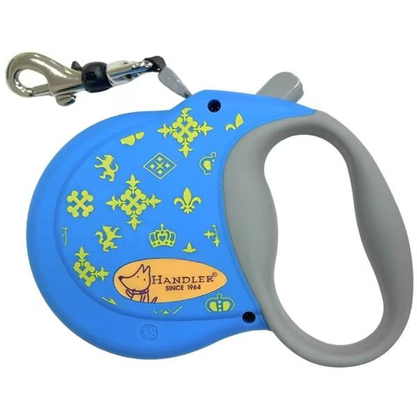 アース・ペットターキー　ハンドラー スーパーウォーカー 伸縮リード ＸＳ.Ｓ 青超軽量。スムーズに伸縮＆簡単スイッチ。ゴム製ハンドル。安心ロックで外れを軽減。夜のお散歩も安心。--対象--超小型犬・小型犬適応体重：〜12kg--サイズ--平...