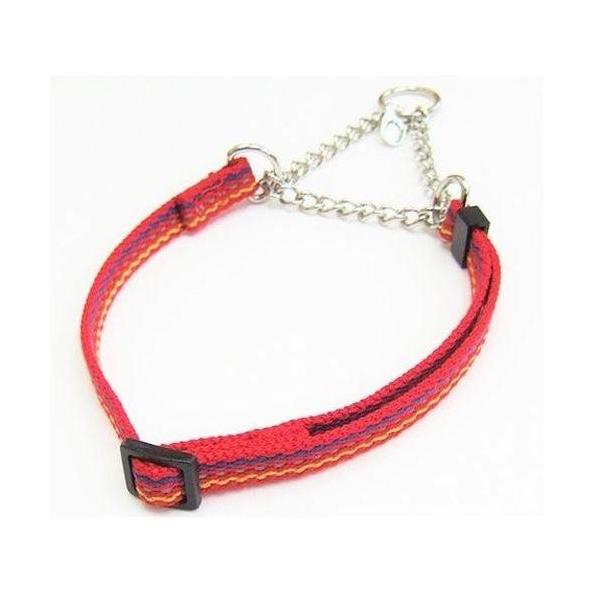岡野製作所　フラッシュラインチョーク #10 レッド※タグやぶれあり人気のフラッシュラインシリーズにチョークタイプができました。ハーフチョークチェーン首輪。---対象---猫・超小型犬---材質---アクリル、ステンレス---サイズ---首...
