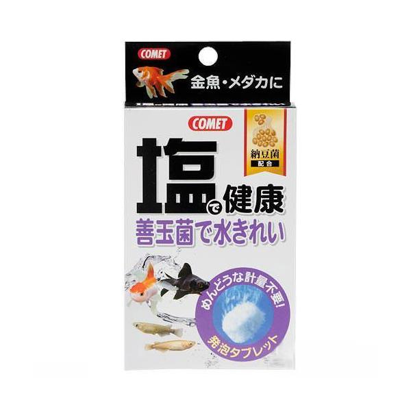 イトスイ　コメット 塩で健康 納豆菌 １０個入塩のミネラル成分と納豆菌で魚の健康維持をサポートするタブレットです。納豆菌が有機物を分解するため、飼育水の汚れや嫌なニオイを軽減します。納豆菌が魚の腸内バランスを整え、また排泄物の分解を促します...