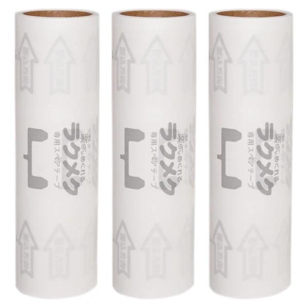 コイルプロモーション　楽〜にめくれる ラクメク専用スペアテープ ３巻入ラクメク専用のスペアテープです。本体設計に合わせ、2本の非粘着ラインを作成。テープをよりめくれやすくしています。使用するにはラクメク本体が必要になります。収納ケース付き本...