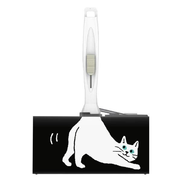 コイルプロモーション　ラクメク粘着クリーナー スターターキット 白猫柄ラクメク粘着クリーナーのスターターキットから、キュートな猫柄が新登場！ペットの抜け毛掃除にピッタリ♪--内容物--ラクメク本体１個、ラクメク専用テープ（本体装着済み）、収...