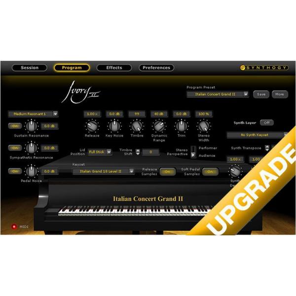 ■本製品ご購入の前に・・・本製品のご購入前に、予めIvory II Italian Grandのユーザー登録をお済ませ下さい。本製品のご使用にはiLok USB Smart Keyが必要です。■伝説のイタリアン・グランド・ピアノ「幻のピアノ...