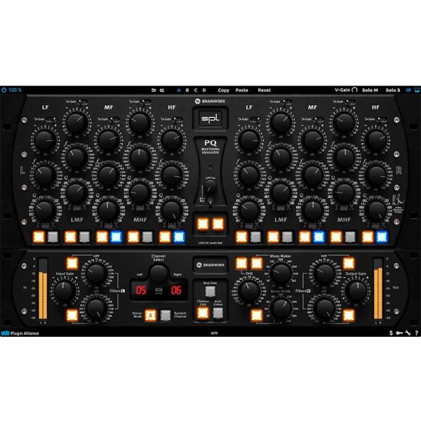 ■高ヘッドルームと高精度を誇るパラメトリック・アナログ・マスタリングEQPQ Mastering Equalizerは、SPLの先駆的な120Vレール・テクノロジーをベースにした、完全パラメトリックのデュアル・チャンネル5バンド・イコライザ...