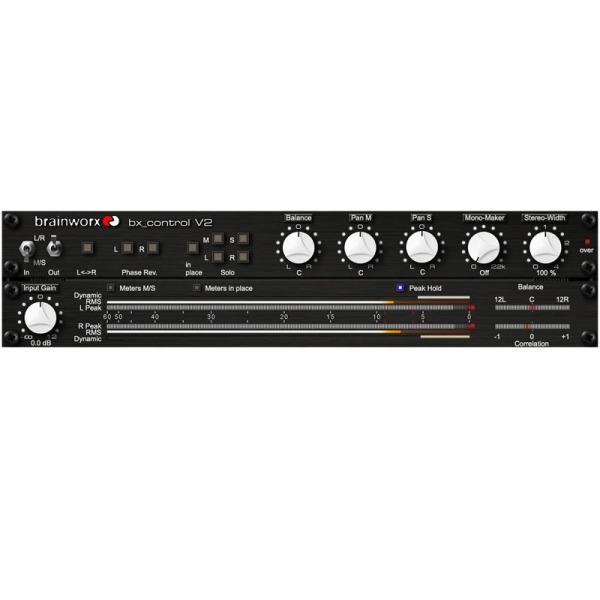 ■多機能かつ完璧なM/Sレコーディングツールbx_control V2は、モノラルメーカーとステレオコントロールを内蔵した強力なモニタリングツール兼M/Sマトリクスです。更にピークとRMSレベルの高解像度メータリングも備えています。この便利...