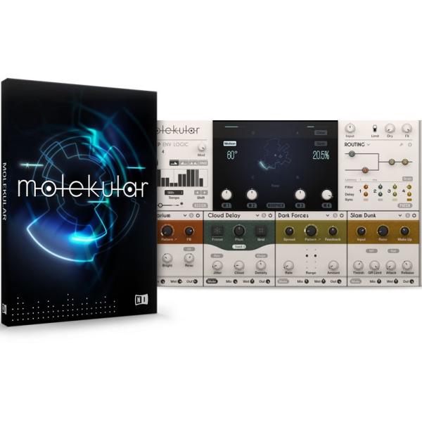 MODULAR MULTI-EFFECTSインスピレーションをかき立てるエフェクトと無限のルーティング。パフォーマンスに威力を発揮するモジュラー式エフェクトシステム。MOLEKULARは REAKTORまたは無償 REAKTOR PLAYE...