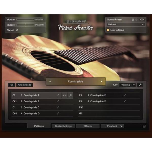 PICKED PATTERNS AND MELODIES FOR ANY PRODUCTION この製品には、2つのパワフルなKONTAKTインストゥルメントが用意されています。1つはピック奏法とストラム奏法の本格的なパターンを194種類搭...