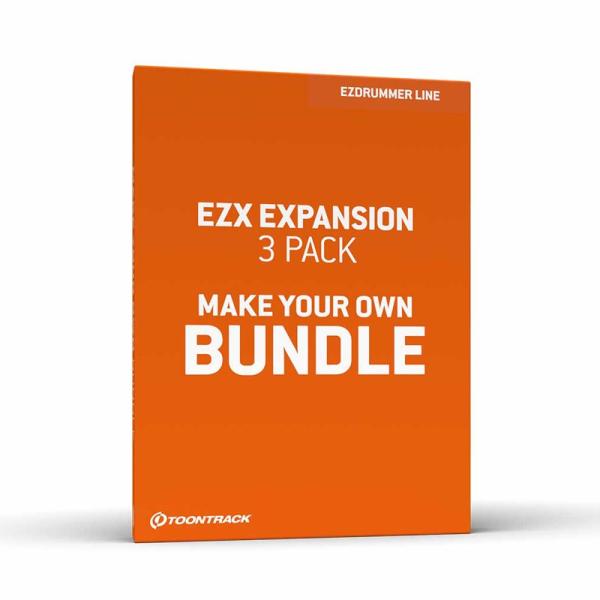 拡張ドラム音源『EZX』3 セットのバンドルパック！『EZX VALUE PACK』は、拡張ドラム音源『EZX』3 セットのバンドルパックです。通常合計金額よりも約35％お得に『EZX』3 セットをご購入頂けます。欲しい『EZX』タイトルは...