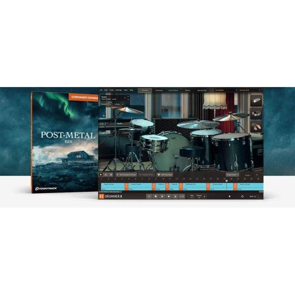 ポストメタル・サウンドに合わせた、生々しいドラムサウンドを収めたEZX拡張音源！ノルウェーの小さな島、ギスケの岩の端に、オーロラが渦巻く真夜中の空の下、容赦なく荒れ狂う北海の無限のパノラマに面して「Ocean Sound Recording...