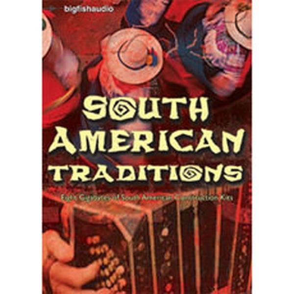 南米の伝統音楽を凝縮した貴重なサウンド・ライブラリ！Peru、Argentina、Brazil、Uruguay、Paraguay、Bolivia、Colombiaなど南米の国々が育んだ各地の伝統音楽。それらの音楽を89ものコンストラクション...