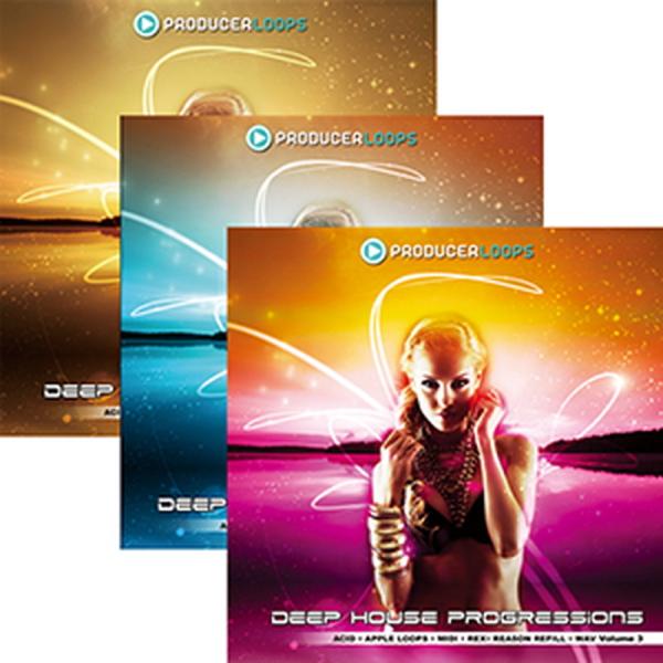 Deep House〜Tech Houseキットシリーズのバンドル版5曲分のコンストラクション・キットを収録したDeep House〜Tech Houseライブラリのバンドル版『DEEP HOUSE PROGRESSIONS BUNDLE ...