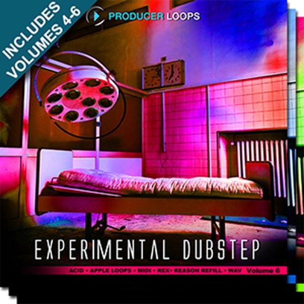 EXPERIMENTAL DUBSTEPシリーズのバンドル版・アンビエントな雰囲気が漂うダブステップのコンストラクション・キット・シリーズ、EXPERIMENTAL DUBSTEPのVol.4〜6のバンドル版・収録形式：Wav， REX2，...