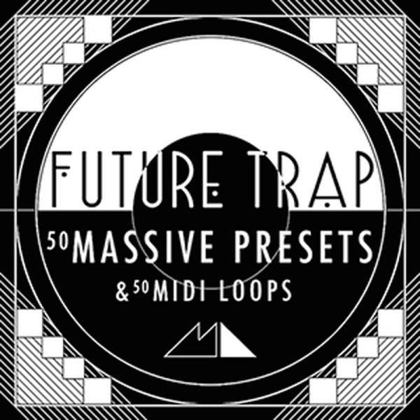 MODEAUDIOのトラップ系MASSIVEプリセット集・808スタイルのキック／ベースやシャープなシンセサウンドなどを収録したトラップ系MASSIVEプリセット集・Bass/808-Style Kick、Synth Lead、Arp、Pe...