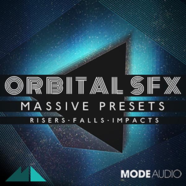 MODEAUDIOのMASSIVEを使ったSFXプリセット集・Massiveを利用したシンセのサウンドエフェクト音のプリセットを収録・Riser、Fall、Impact、Explosion、Reverse、Sub Drop、Bleepなどの...