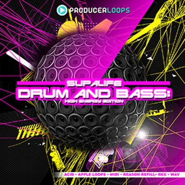 SUPALIFEシリーズのドラムンベース音源ハイエナジー版・ドラムンベースのコンストラクション・キット5種類収録・各キット内にDry Loop、MIDI Loop、ワンショット、長めにリリースをとったエンディング用ファイルを収録・収録形式：...
