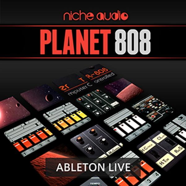 NICHE AUDIOのTR808キット集、ABLETON LIVE版！・ABLETON LIVEとMASCHINEのプロジェクトを得意とするNICHE AUDIOのTR808ライブラリ・808のサウンドを再現したドラムサウンドを、Drum...