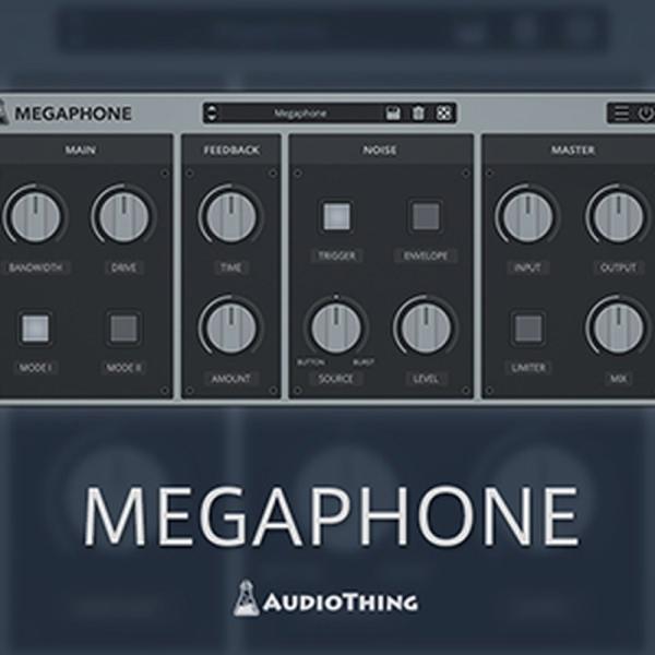 メガホンをエミュレートするプラグインメガホンをエミュレートするプラグイン『MEGAPHONE』は、ホーン／ラウド・スピーカー効果をエミュレートするプラグインです。2つのラウド・スピーカー・エミュレーション、フィードバック（スラップバック）コ...