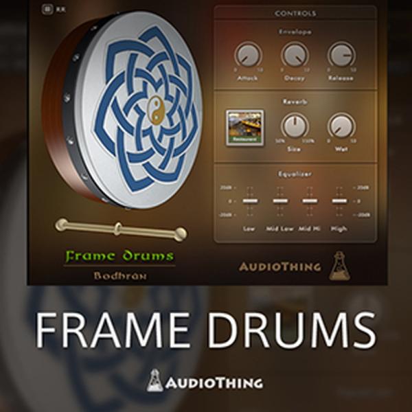 フレーム・ドラムを収めたKONTAKT専用ライブラリ『FRAME DRUMS』は、2つのBodhransと、2つのタンバリン、4つのドラムコレクションを収めたKONTAKT専用ライブラリです。Bodhranは、木製の棒で演奏されるアイルラン...