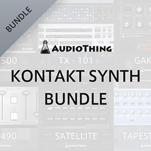 AudioThingのKONTAKT用シンセ音源をまとめた、バンドル版！本製品は以下製品のバンドル版です。- MAGICAL TOY KEYB.- MILKSHAKE- GAK150- EKR490- SATELLITE- TAPESTAT...