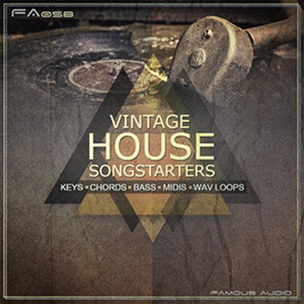 FAMOUS AUDIOのクラッシックなハウス系ライブラリ・ハウス系の曲を作るアイデアやフックとなるようなフレーズを収録したライブラリ・Songstarter Loop， Music， Bassのループを収録・MusicとBassの一部はM...