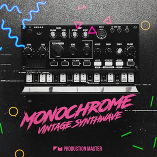 アナログ＆ヴィンテージなシンセウェーブサウンドが収録されたサンプルパック『MONOCHROME - VINTAGE SYNTHWAVE』は、80年代のシンセウェーブサウンドが収録されたサンプルパックです。アナログ＆ヴィンテージなドラム、シン...