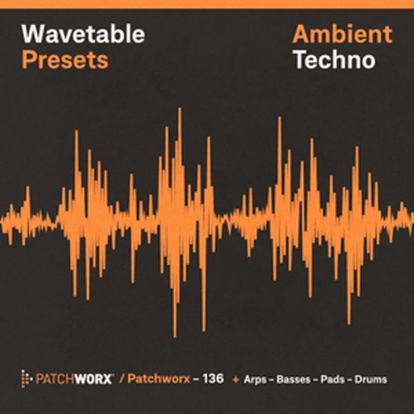 ユニーク＆エネルギッシュ！エクスペリメンタル・テクノのプリセット集『Ambient Techno - Wavetable Presets』は、ユニークでエネルギッシュなテクノ・サウンドのPatchworxシリーズ、Ableton Wavet...