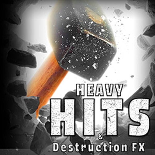 打撃や破壊のカタルシスを再現する大容量サウンド集！『HEAVY HITS &amp; DESTRUCTION FX』は、その名の通り「ヒット」と「破壊」に特化した高品質サウンド集です。木材や金属、石膏、電球、船といった様々な素材に、打撃や衝...
