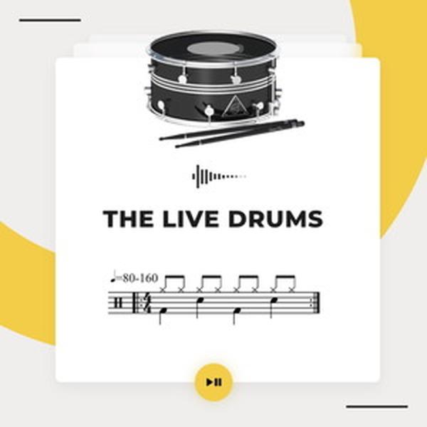 ポップス、R&amp;B、ロック、ヒップホップ、トラップに適した高揚感のある生ドラムループを収録『THE LIVE DRUMS』はポップス、R&amp;B、ロック、ヒップホップ、トラップに適した高揚感のある生ドラムループを含んだサンプルパッ...