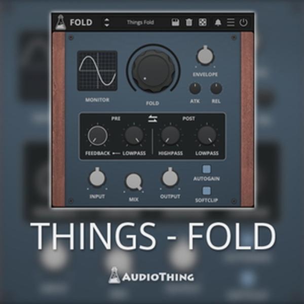 クリエイティブな歪みを加える「ウェーブフォルダー」プラグイン！『THINGS - FOLD』は、控えめなものからアグレッシブなダイナミックサチュレーションまで可能な、多目的なウェーブフォルダー・プラグインです。伝説的なSerge Wave ...