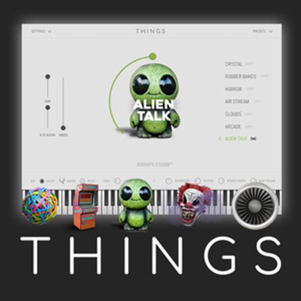 サウンドの質感を直感的に操るシンセサイザー音源！『THINGS』は、シンセサイザーの経験がゼロでも高品質なサウンドを作成できるシンセサイザー音源です。「Descriptors」と呼ばれる直感的にサウンドの質感を調整できる仕組みを実装しており...