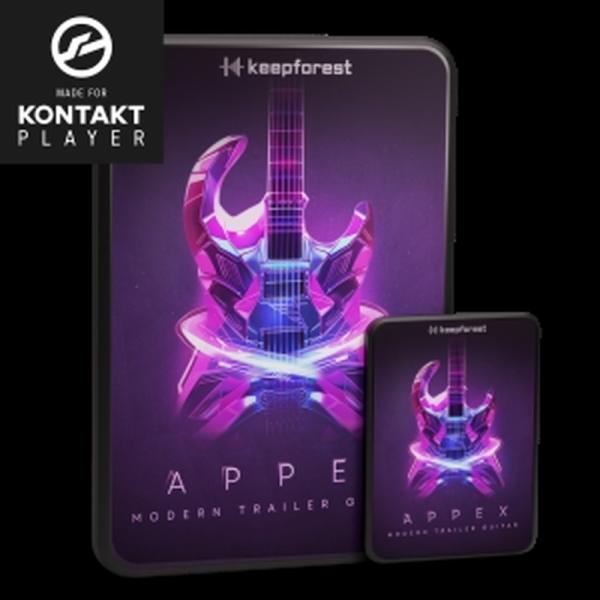 トレーラームービーの大迫力な低音リフを構築する8弦ギター音源『APPEX - MODERN TRAILER GUITAR』は、ゲームや映画のトレーラームービーで耳にするスタイリッシュで迫力のあるサウンドを詰め込んだ8弦ギターのサウンドライブ...